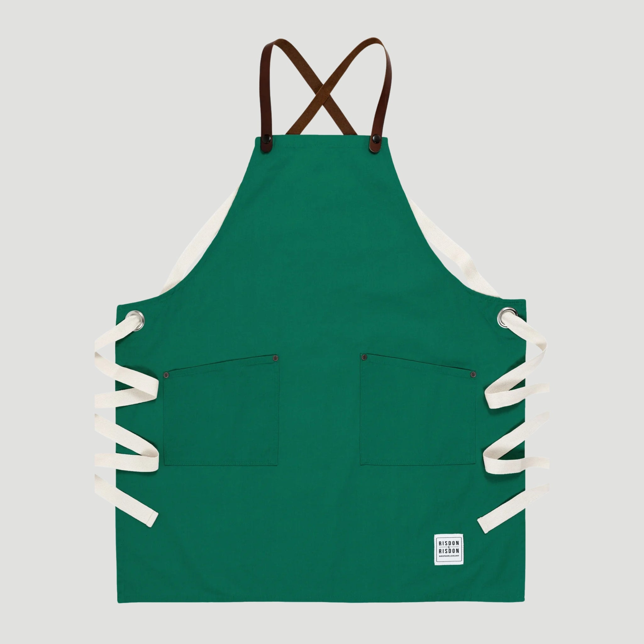 Green Canvas Studio Apron – SirGordonBennett